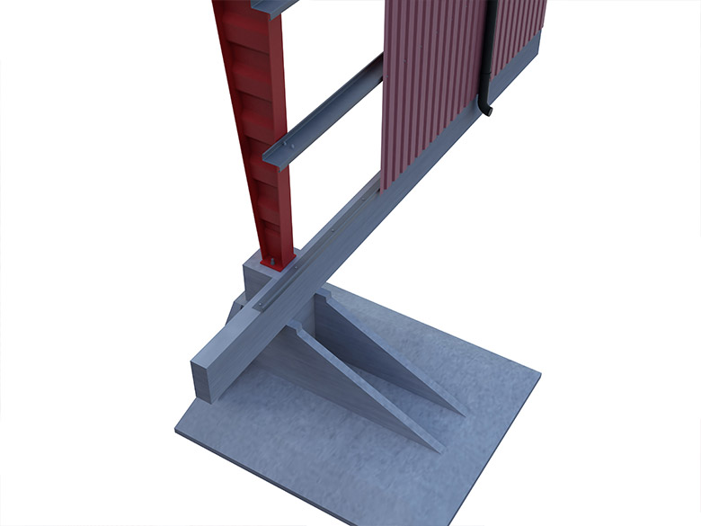 Forankring i betongfundament - Borga